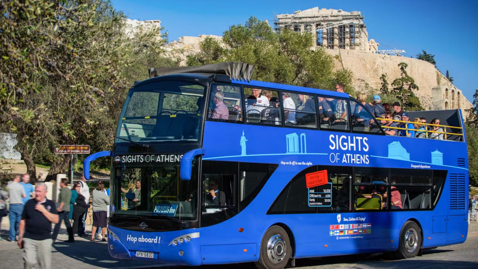 Hop On Hop Off Athens | All Routes & Tours (from €15)